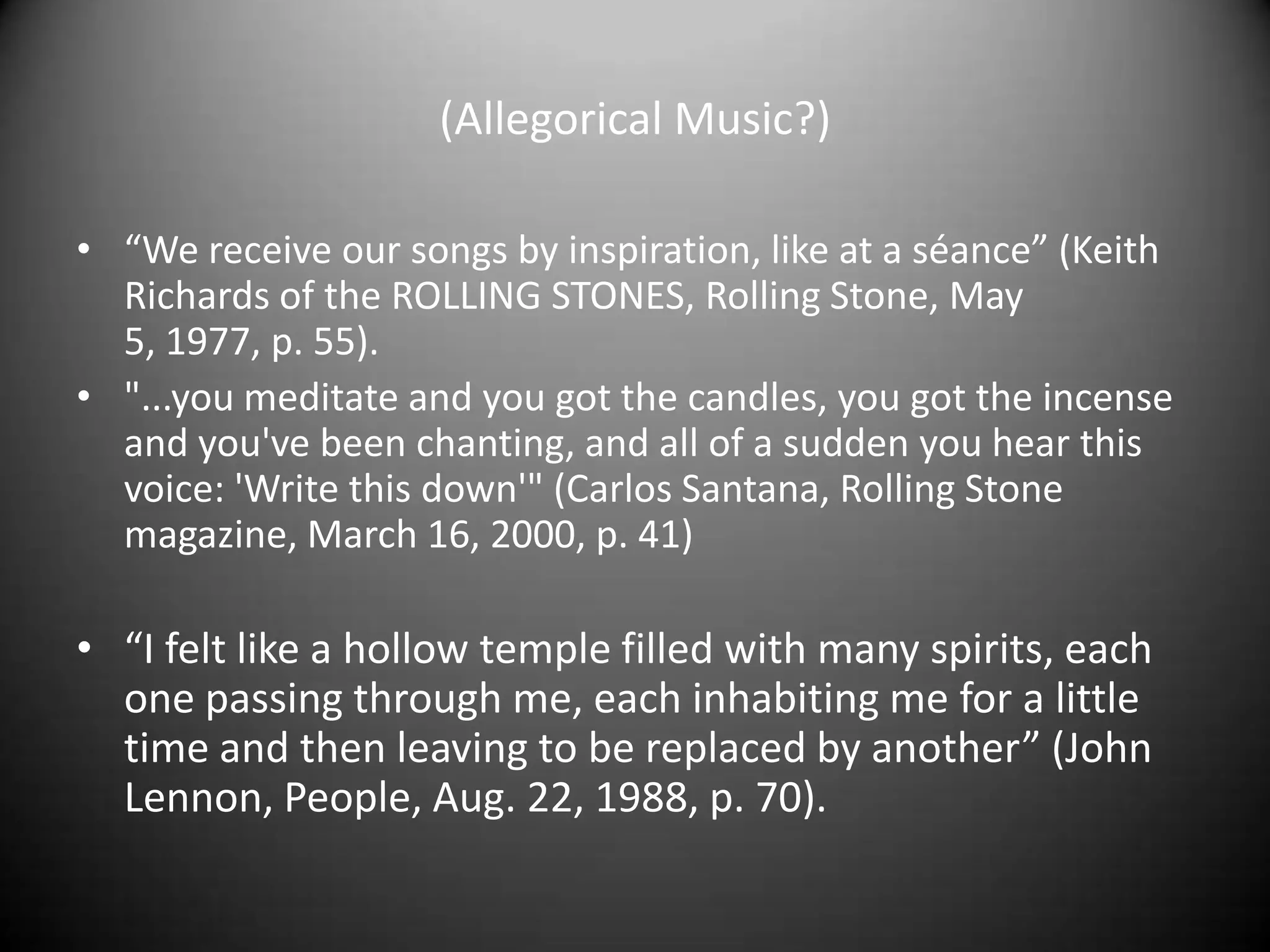 Symbolism and allegory in popular culture | PPTX