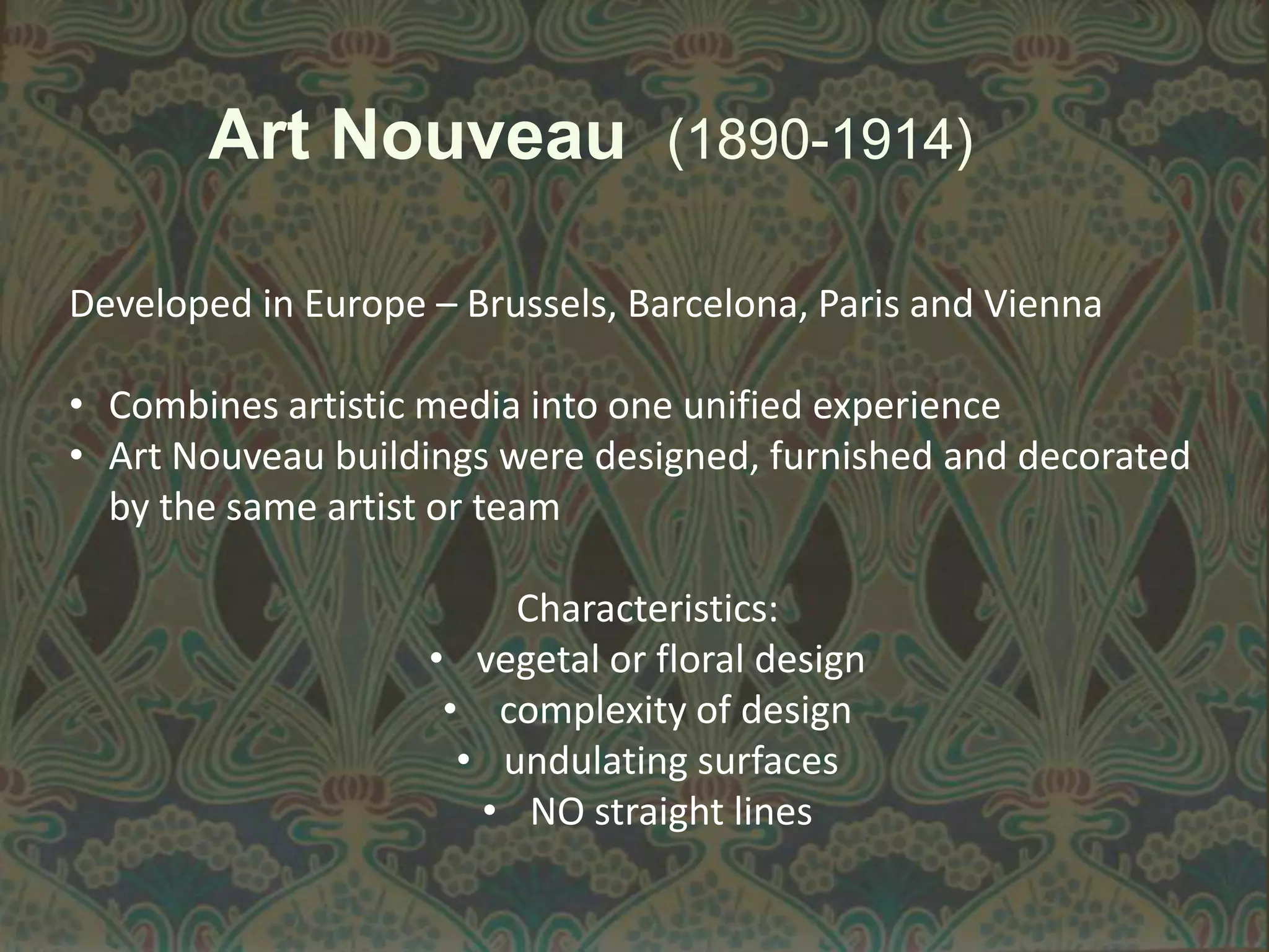 Symbolism, art nouveau | PPTX