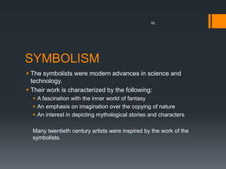 AP ART HISTORY: Symbolism, Arts and Crafts movement, Art Nouveau ...