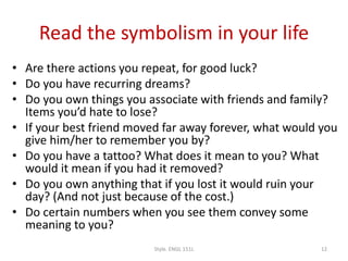 Symbolism in Literature and Life | PPTX