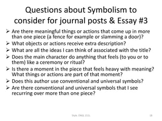 Symbolism in Literature and Life | PPTX
