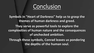 Symbolism | Heart of Darkness | Joseph Conrad | PPT