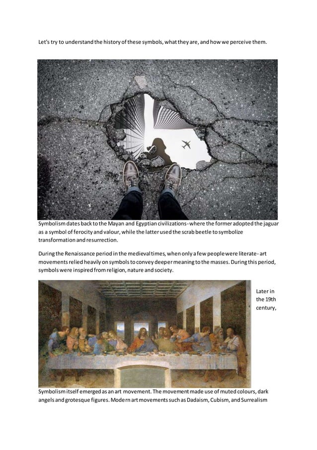 Symbolism In Art | DOCX | Design | Fine Art
