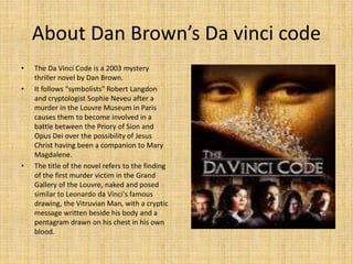 Symbolism in da vinci code presentation | PPT