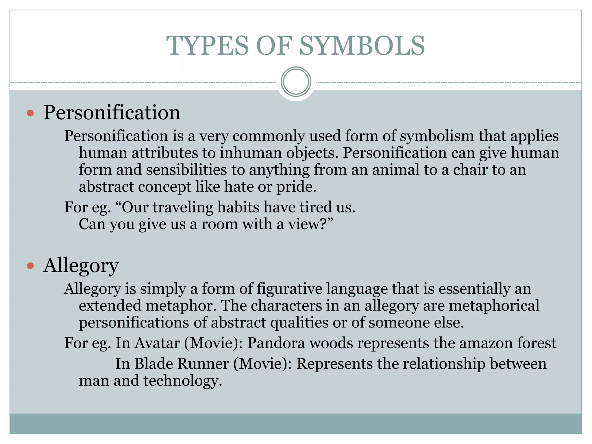 Symbolism in literature | PPTX