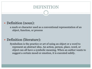 Symbolism in literature | PPTX