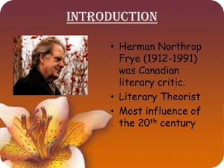 Symbolism in Northop Frye | PPTX