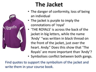 Symbolism in otsb | PPTX