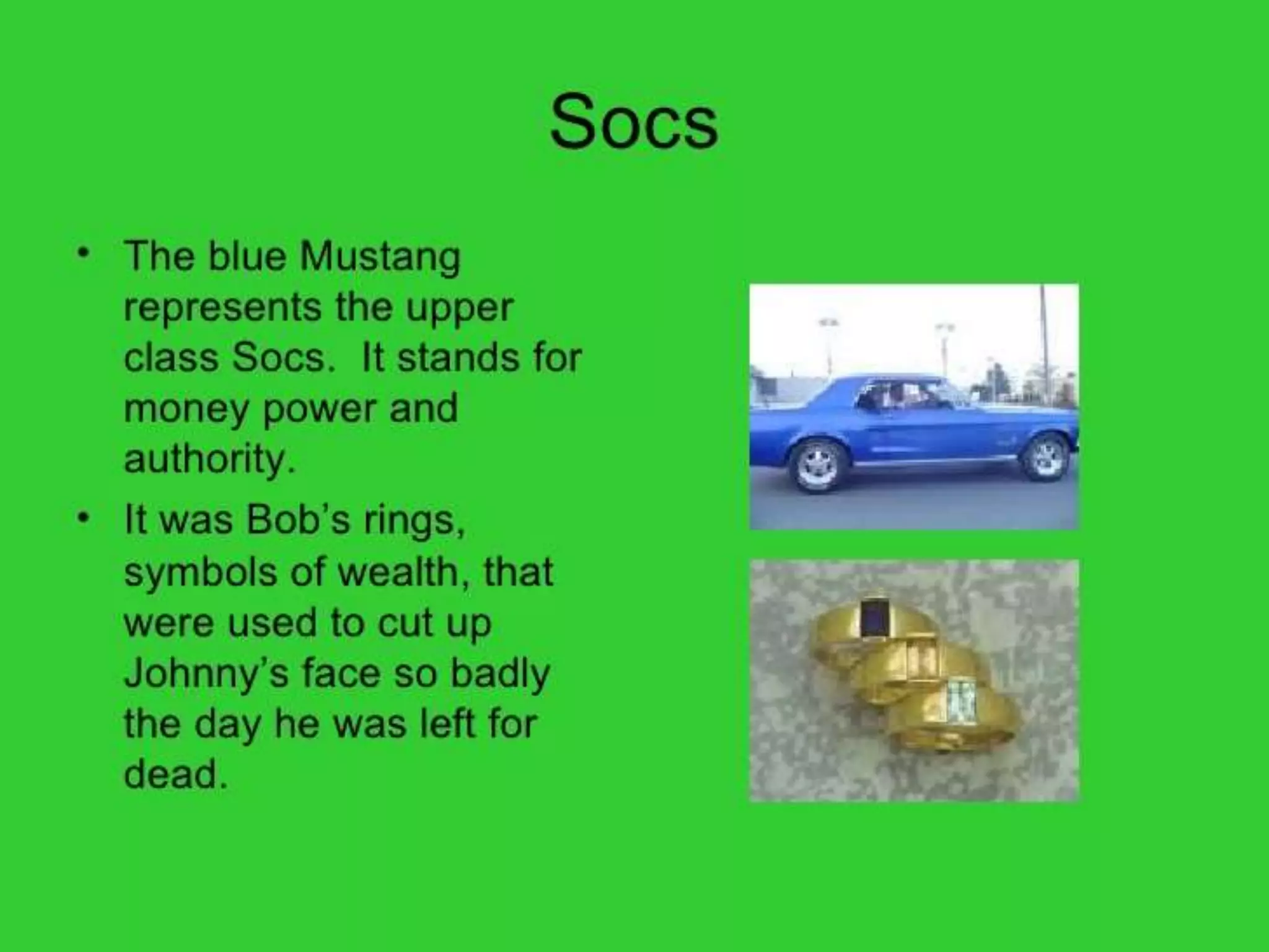 Symbolism in the outsiders | PPTX