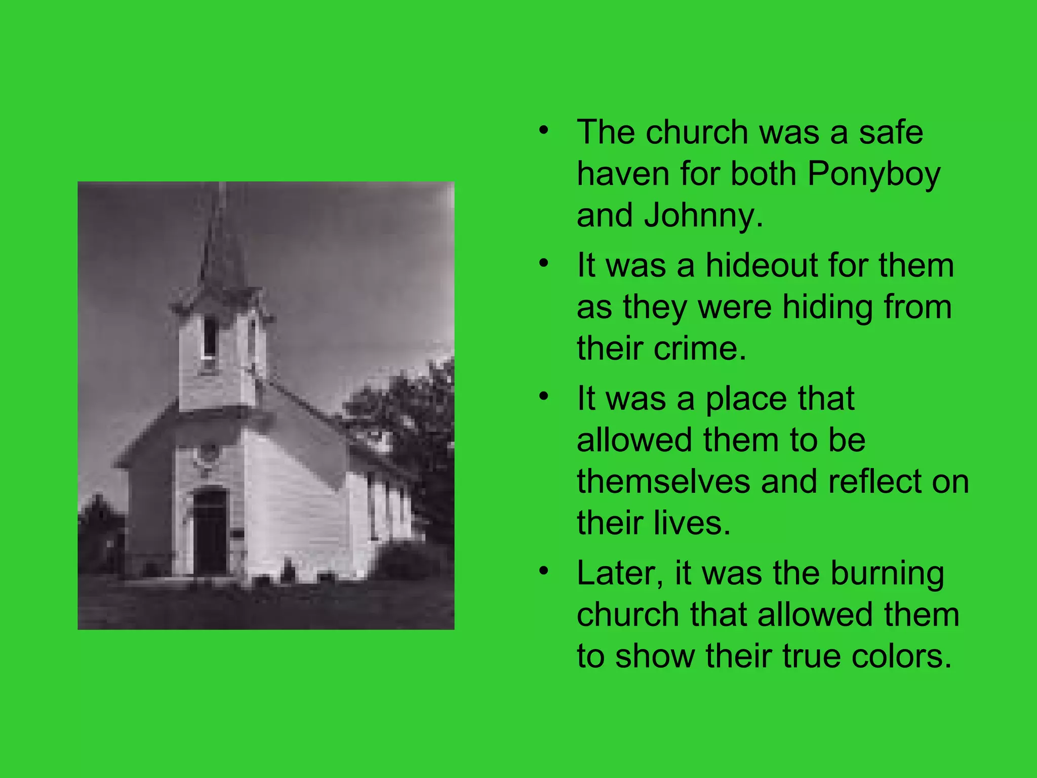 Symbolism in the outsiders for bookmark activity final | PPT