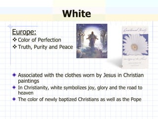 Symbolism Of Color between China and Europe | PPT