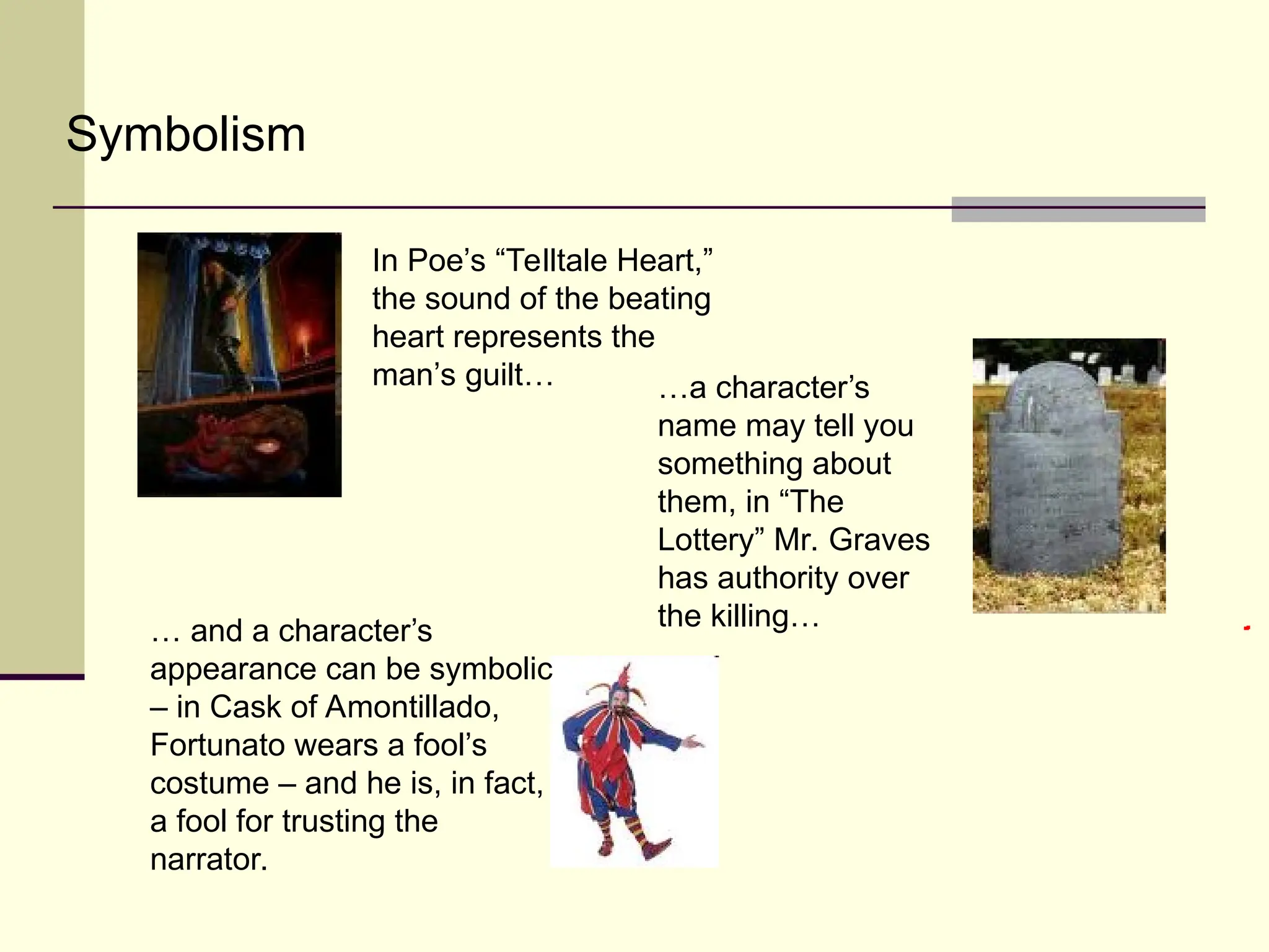 A brief overview of symbolism with examples | PPT