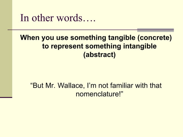 A brief overview of symbolism with examples | PPT