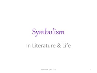 Symbolism revised | PPTX