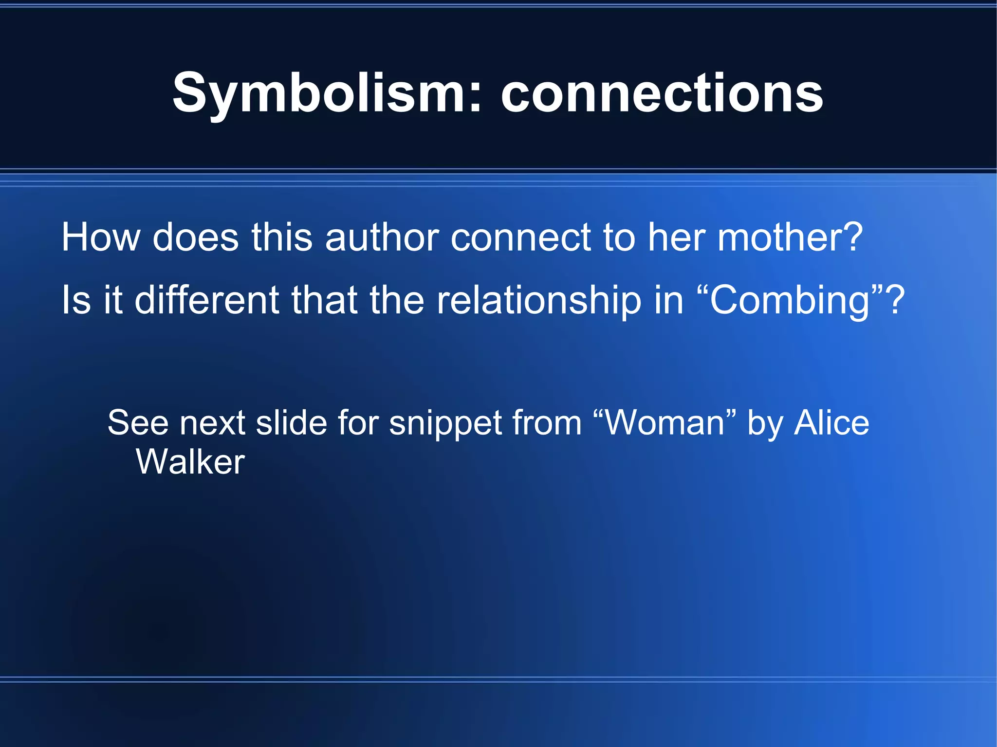 Symbolism: symbols of connection | PPT