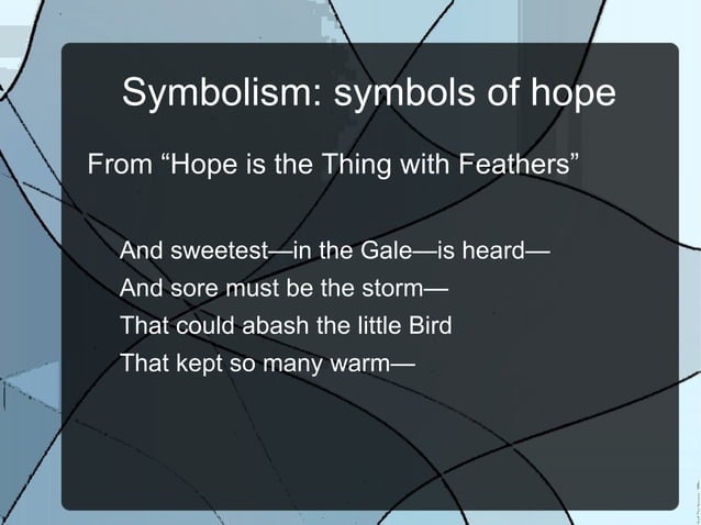 Symbolism: symbols of hope | PPT