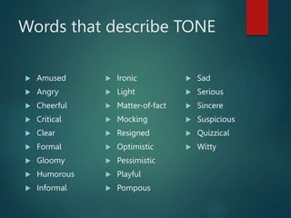 What is Symbolism? What isTheme and Tone .ppt