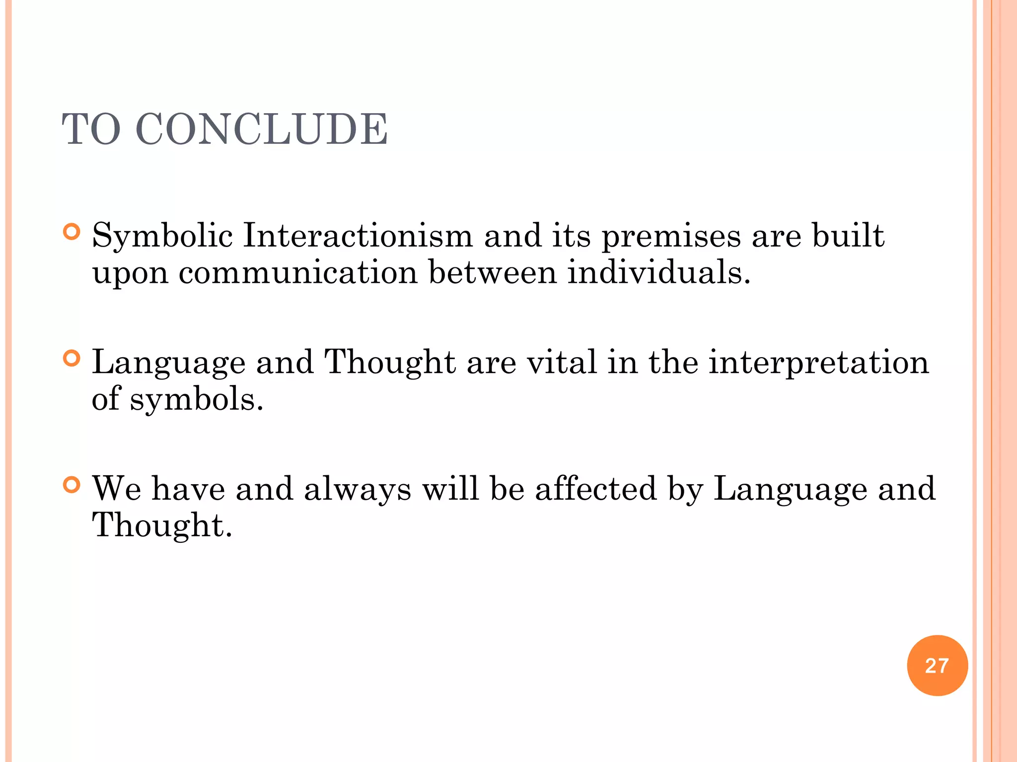 Symbollic interactionism in Sociology | PPT