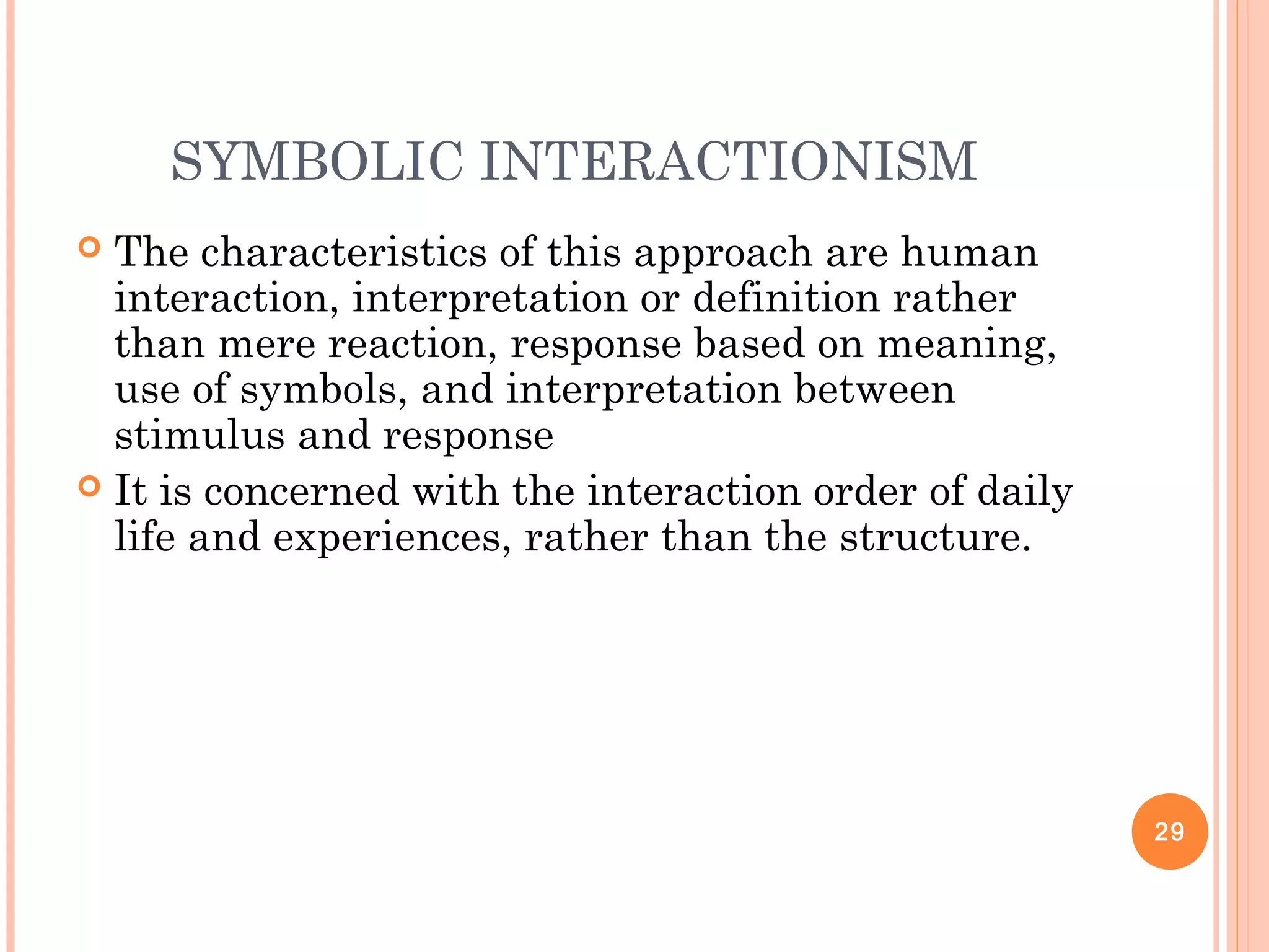 Symbollic interactionism in Sociology | PPT