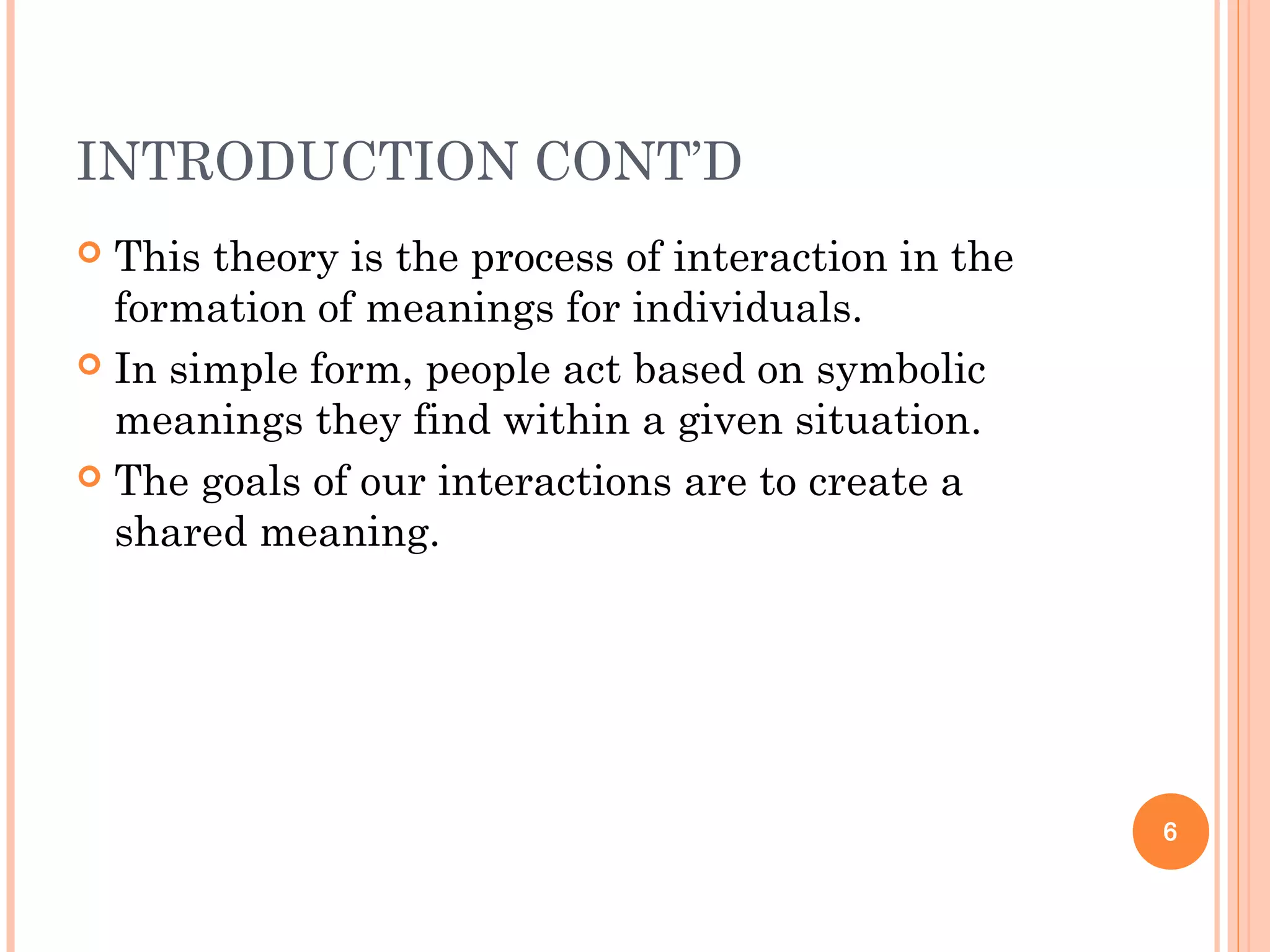 Symbollic interactionism in Sociology | PPT