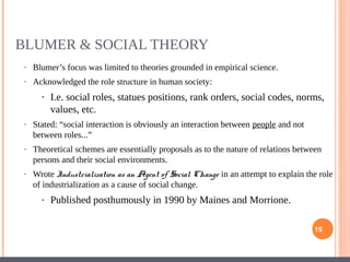 Symbollic interactionism in Sociology | PPT
