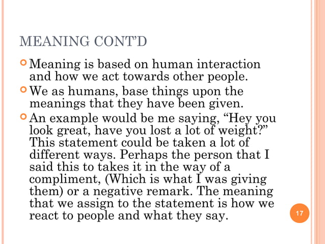 Symbollic interactionism in Sociology | PPT