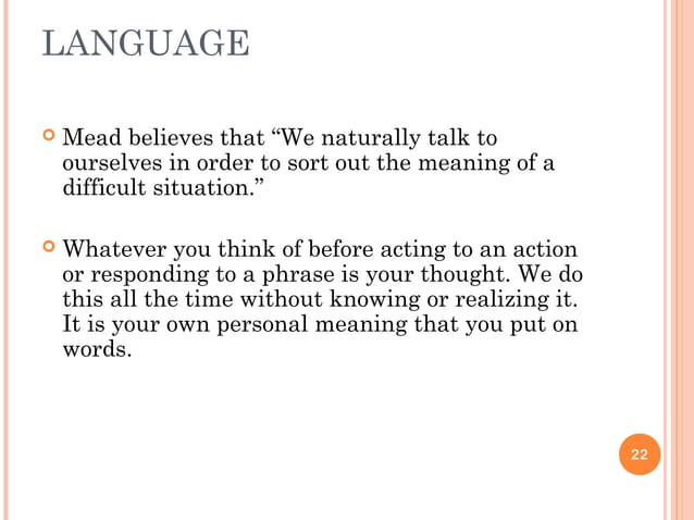 Symbollic interactionism in Sociology | PPT