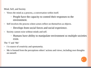 Symbollic interactionism in Sociology | PPT