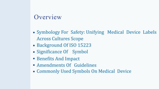Symbology for Safety: Enhancing Medical Device Labeling Globally | PPTX ...