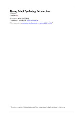 Symbology plessey | PDF