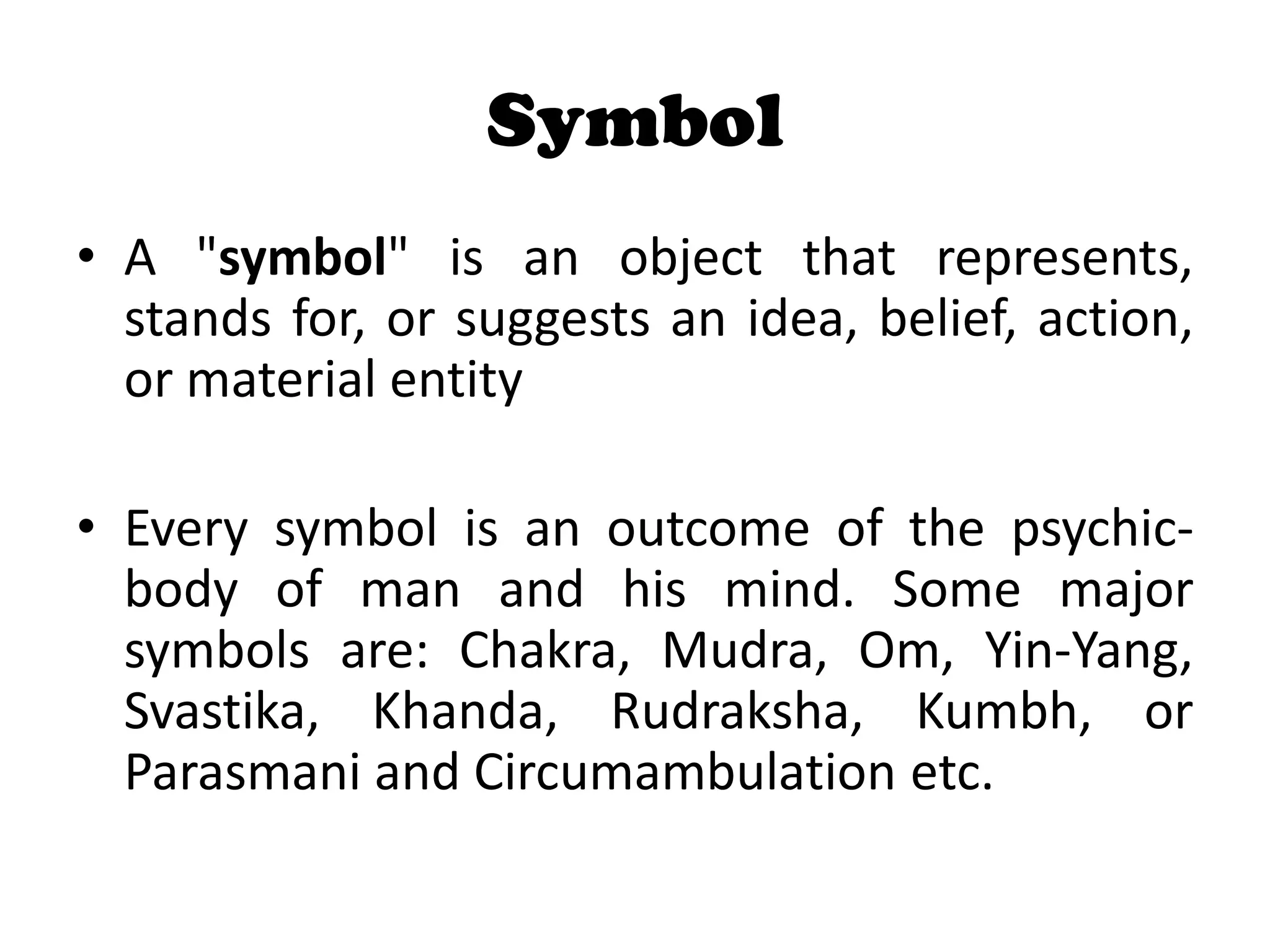Religious Symbols and their significance | PPTX