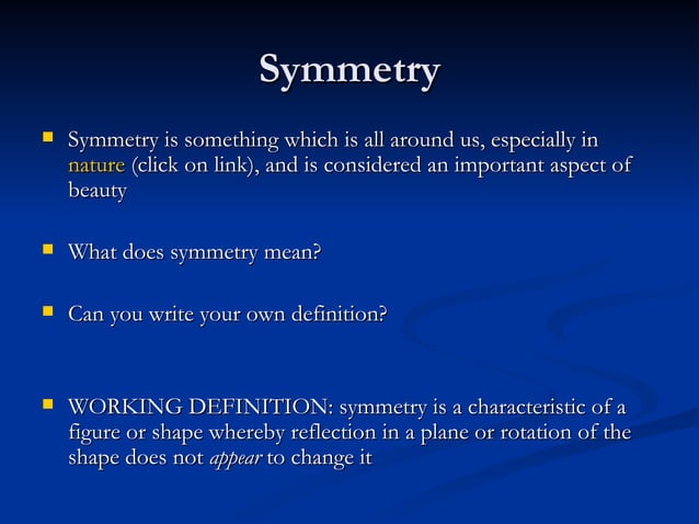 Symbols And Symmetry1 | PPT | Physics | Science