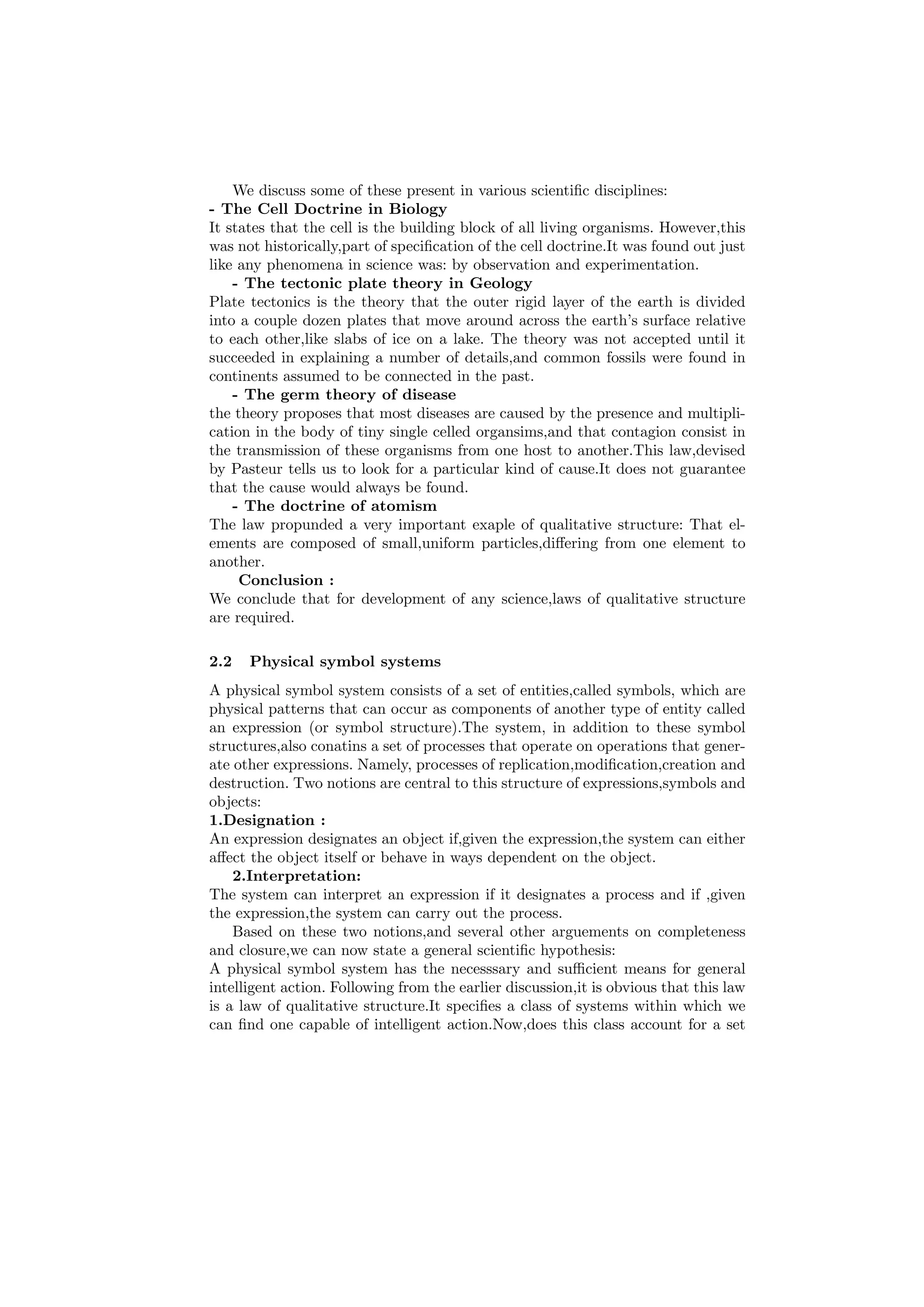 Symbols and Search : What makes a machine intelligent | PDF