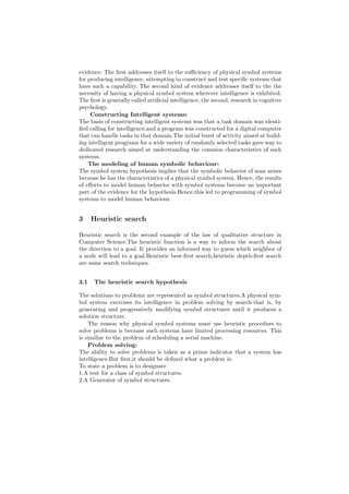 Symbols and Search : What makes a machine intelligent | PDF