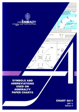 Symbols & abbreviation on admiralty paper charts (ba 2008) | PDF