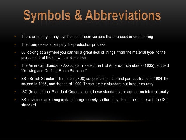 Control Schematic Symbols Abbreviations
