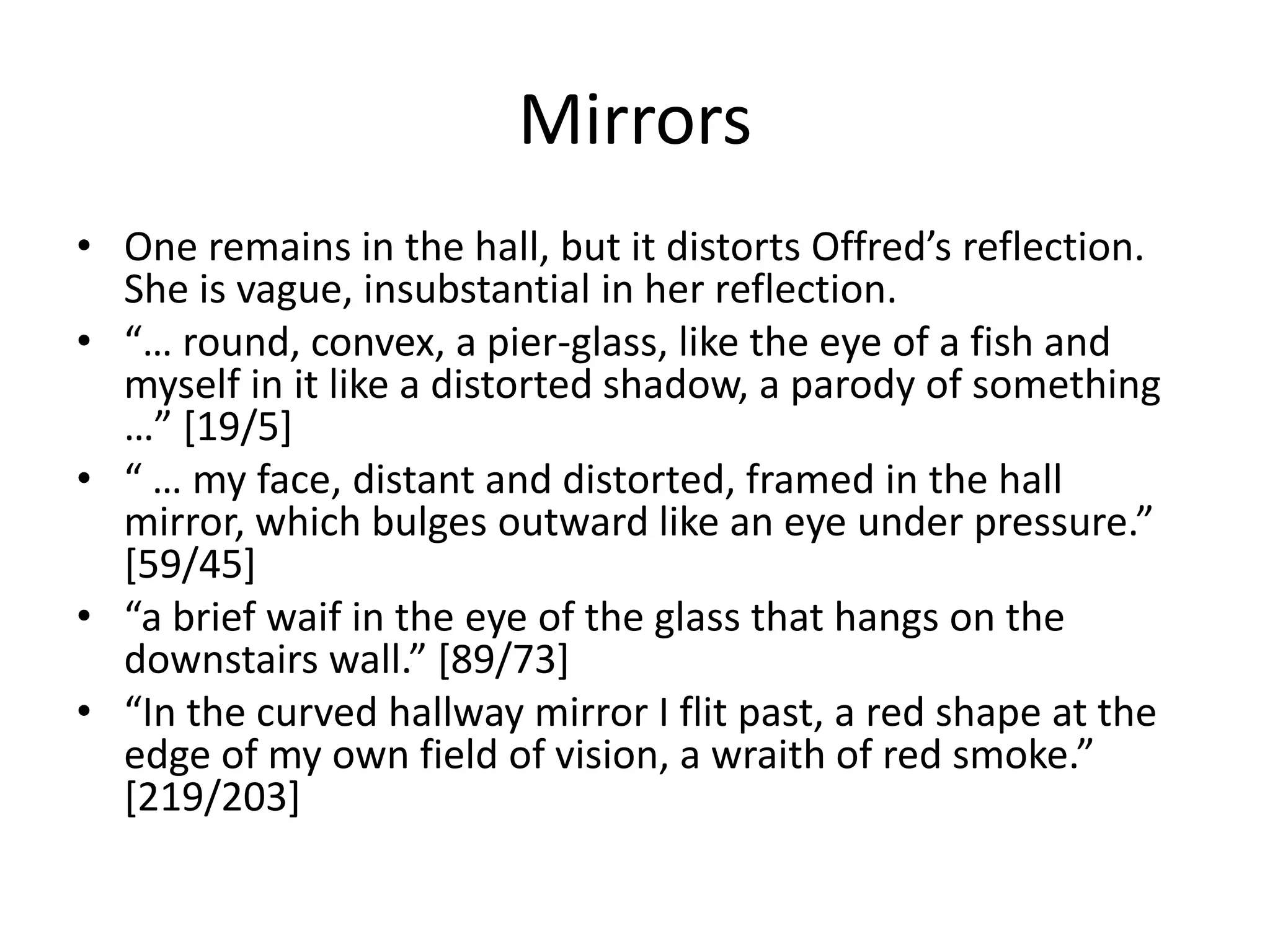 The Handmaid's Tale - Symbols and motifs | PPTX