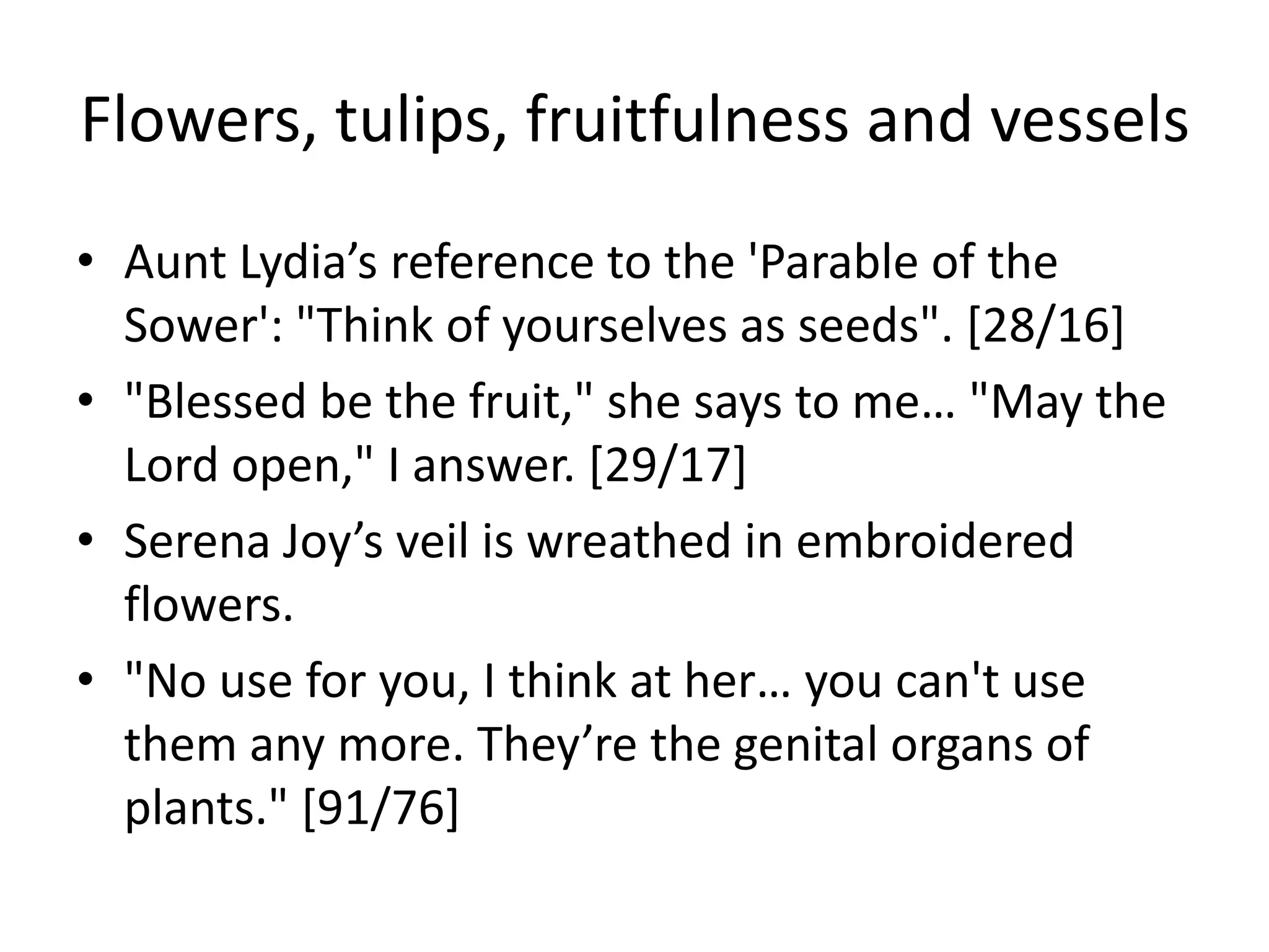 The Handmaid's Tale - Symbols and motifs | PPTX