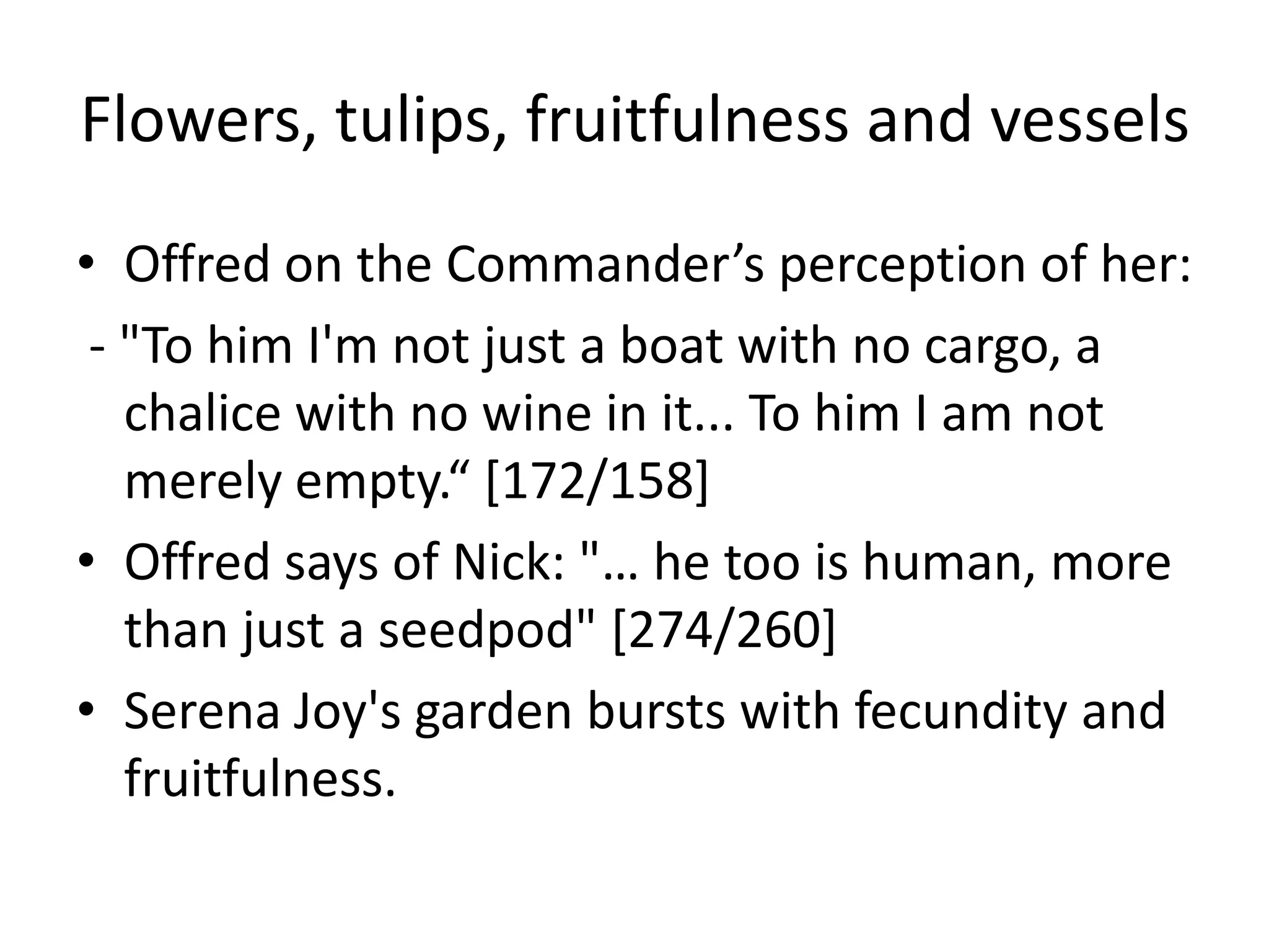 The Handmaid's Tale - Symbols and motifs | PPTX