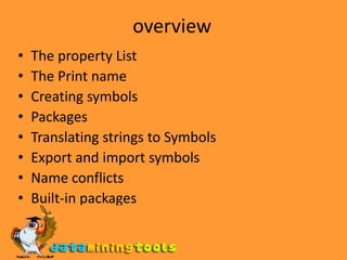 LISP:Symbols and packages in lisp | PPTX | Programming Languages ...