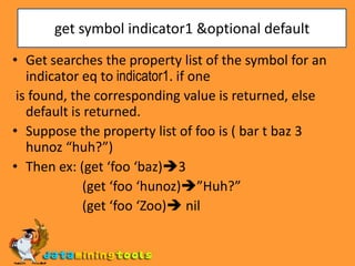 LISP:Symbols and packages in lisp | PPTX | Programming Languages ...