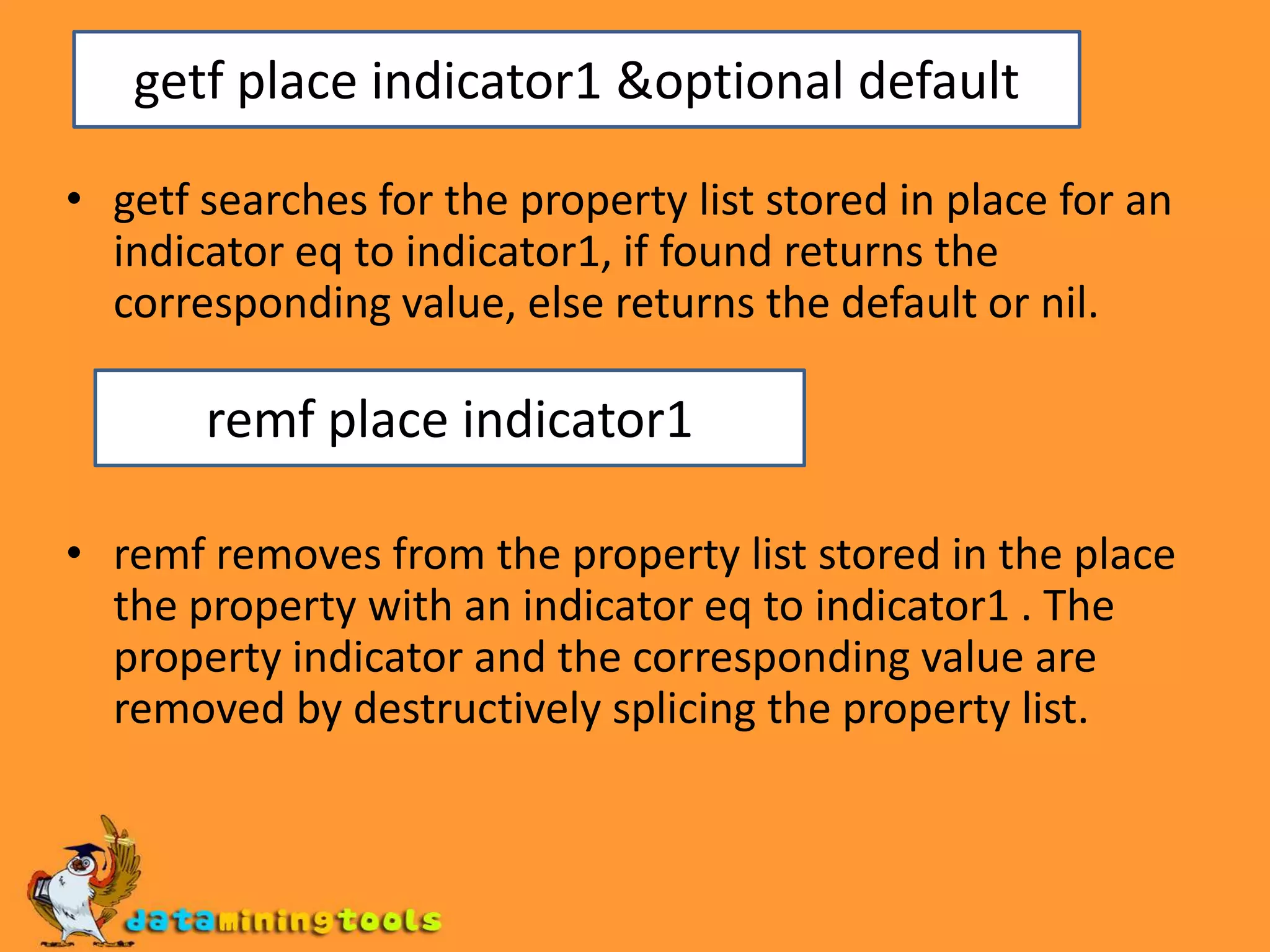 LISP: Symbols and packages in lisp | PPT