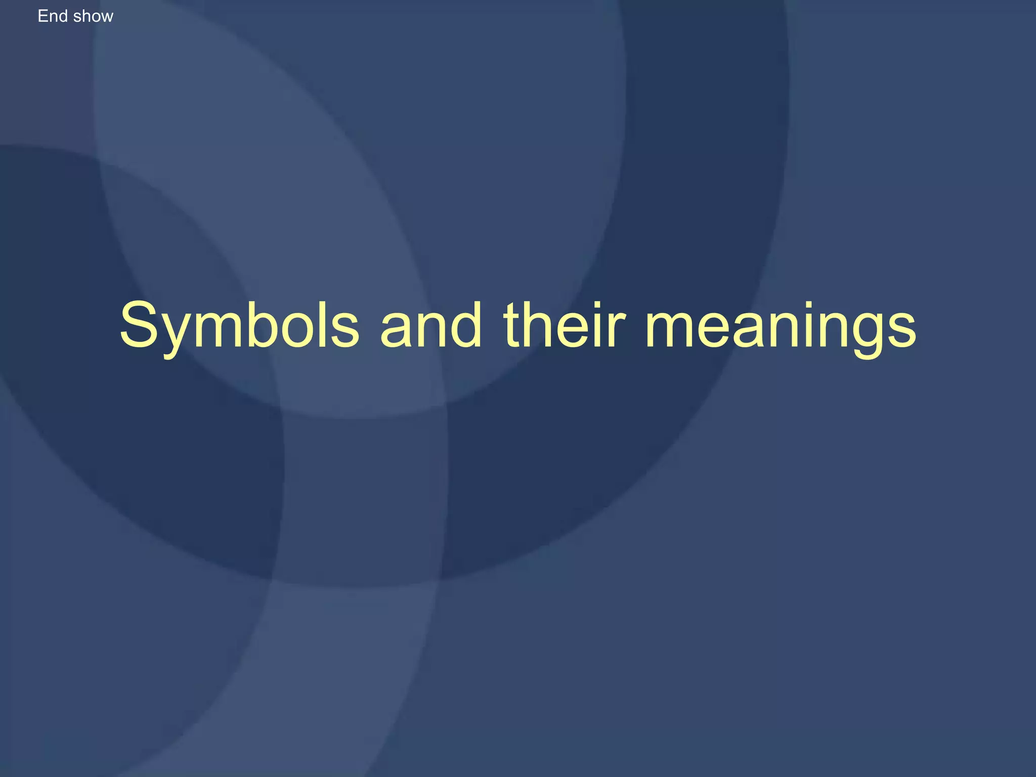 Symbols And Their Meanings | PPT