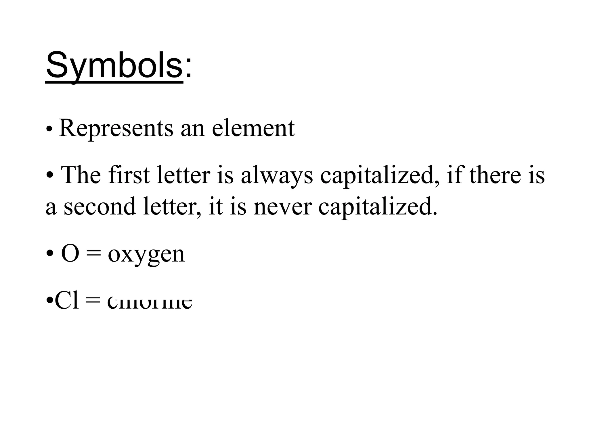 Symbols & formulas | PPTX | Chemistry | Science