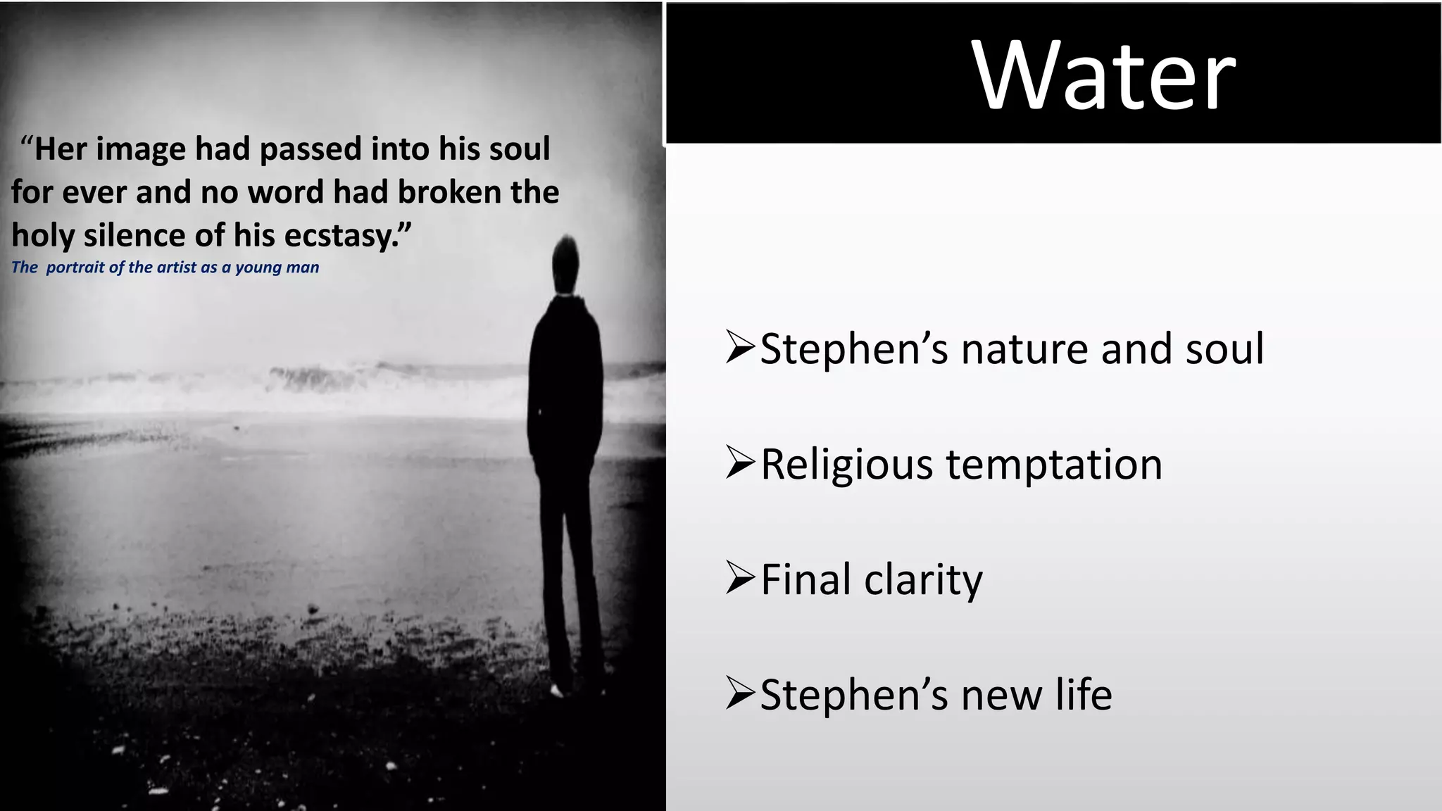 Symbols in a portrait of the artist as a young man by nawrin akhtar | PPTX