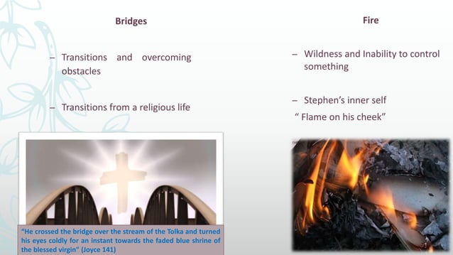 Symbols in a portrait of the artist as a young man by nawrin akhtar | PPT