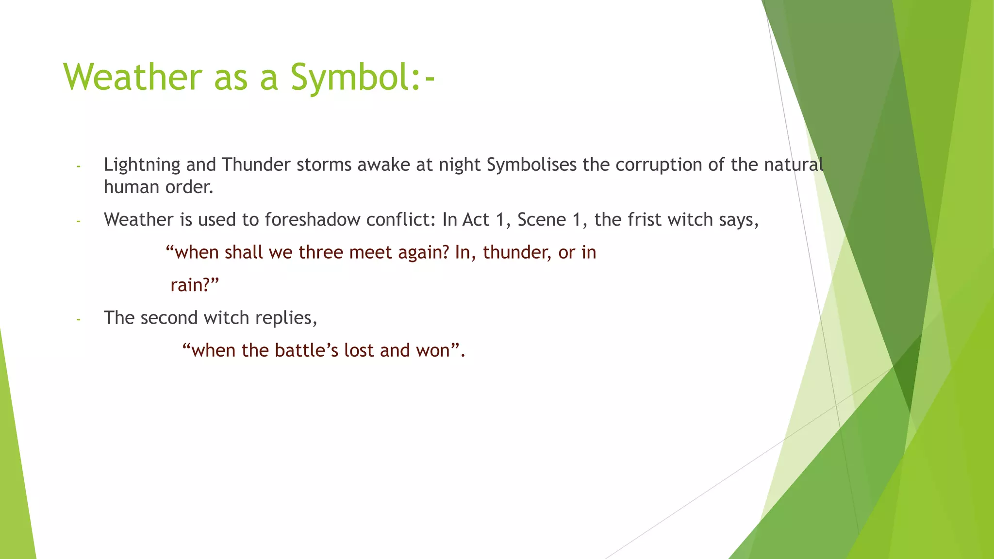 Symbols In Macbeth Play | PPTX