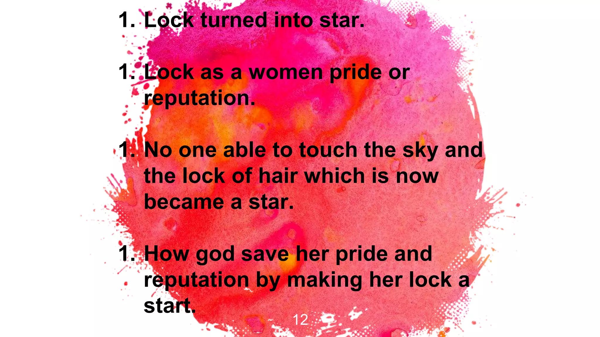 Symbols in poem 'Rape of The Lock' | PPTX