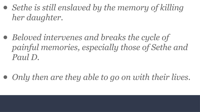 Symbols of the novel "Beloved" by Tone Morrison .pptx | Crime & Harmful Acts to Individuals ...