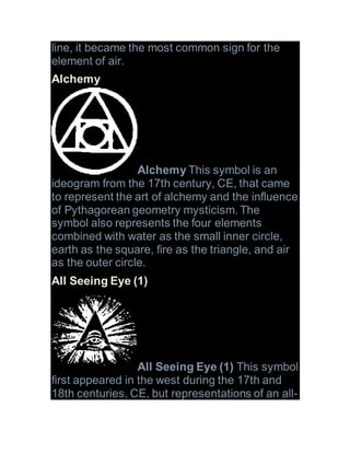 Triangle Circle Symbol Meaning